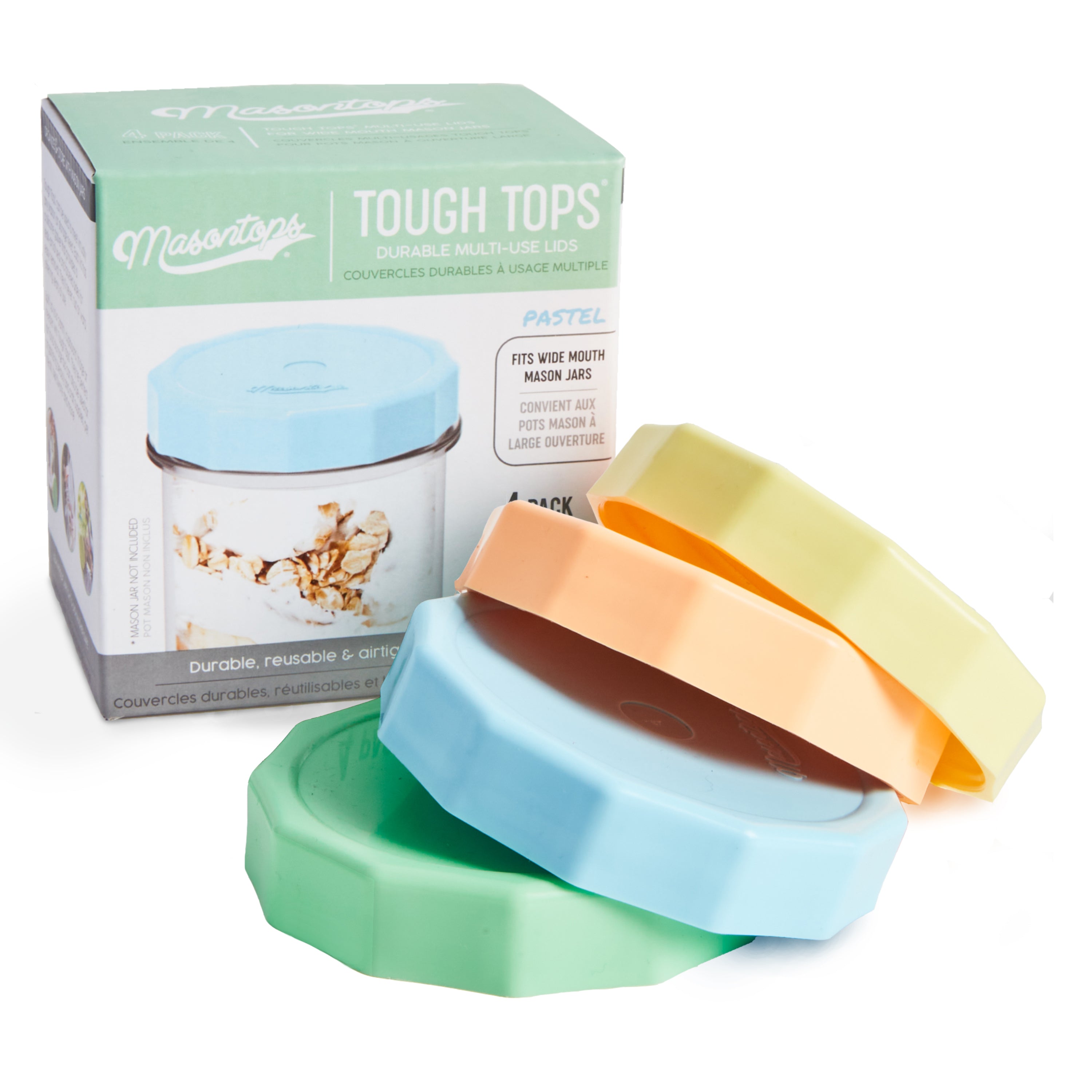 Multi Top Flip Cap Lids - For Easy and Versatile Usage - Masontops.com