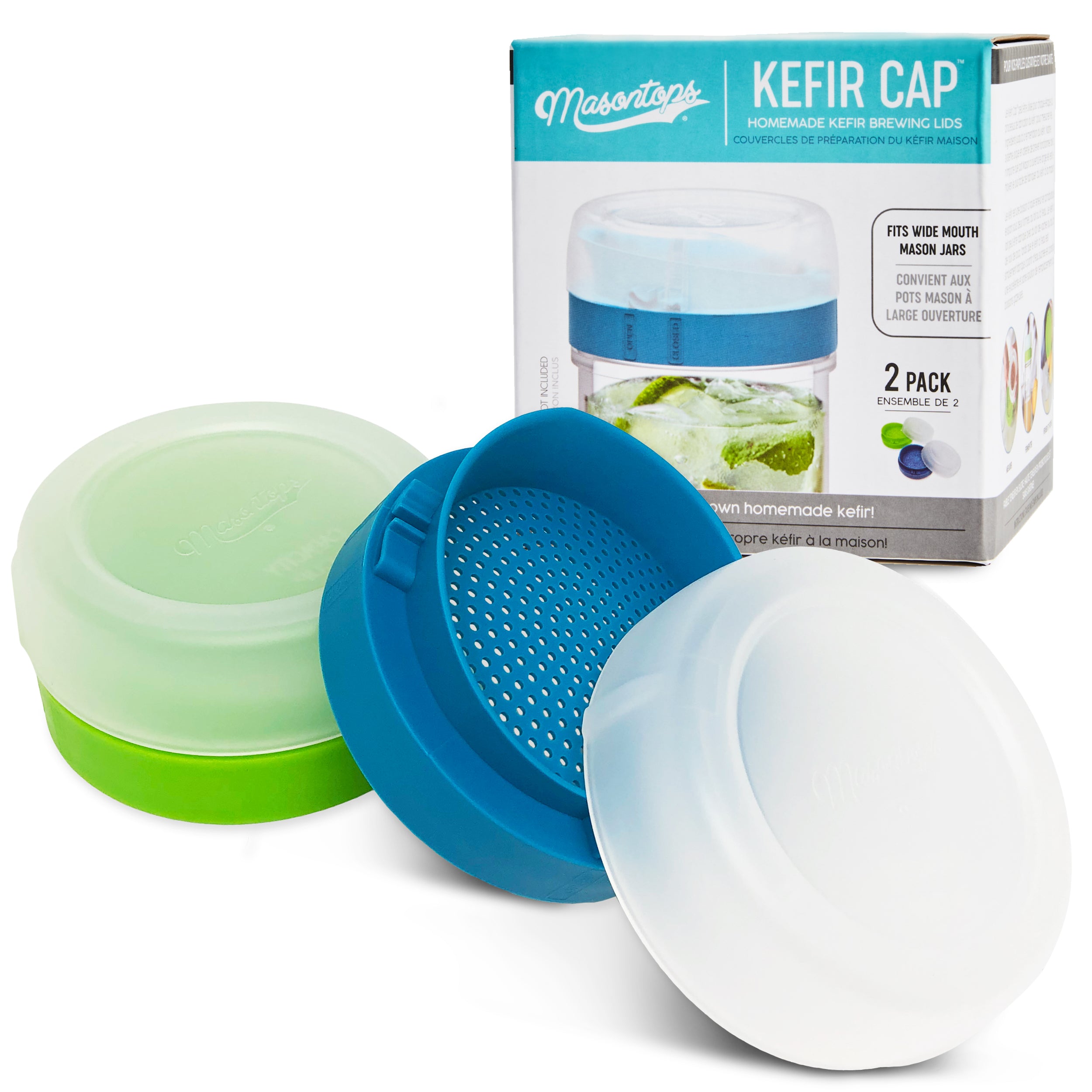Bean Screen Sprouting Lids - Grow Fresh Sprouts - Masontops.com